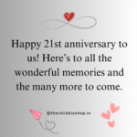 21 beautiful years of love and standing strong together 🤍